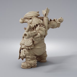 Giff Fighter Ranged Marksman 32mm D&D Resin Miniature Dungeons and ...