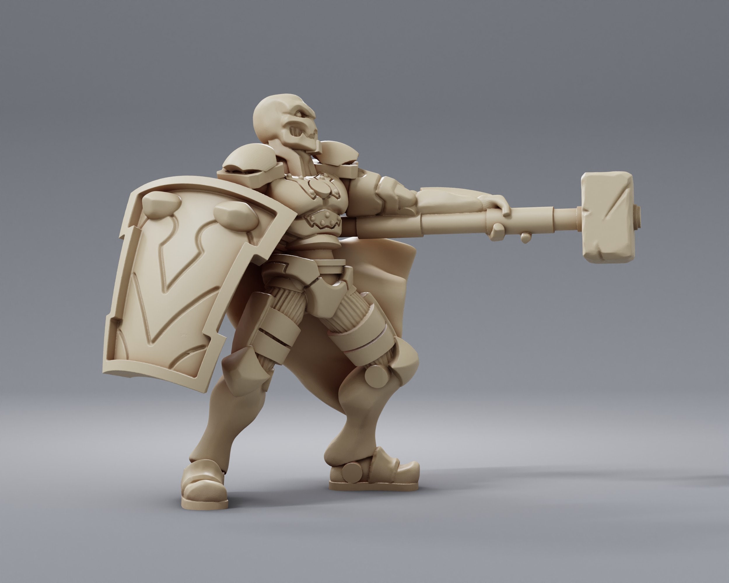 Warforged - 3D Printed Miniature Model for Dnd and Roleplaying Games - Etsy