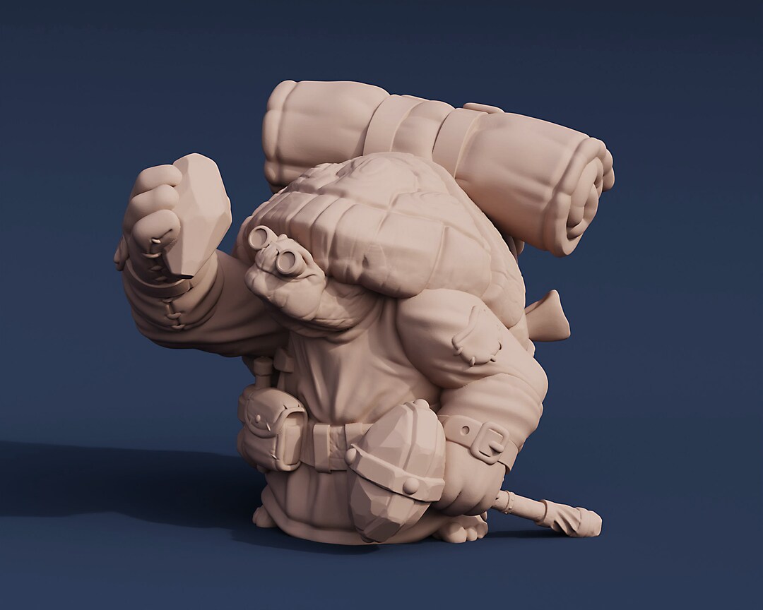 Tortle Artificer Resin Miniature Dnd Miniatures Dungeons & Dragons ...