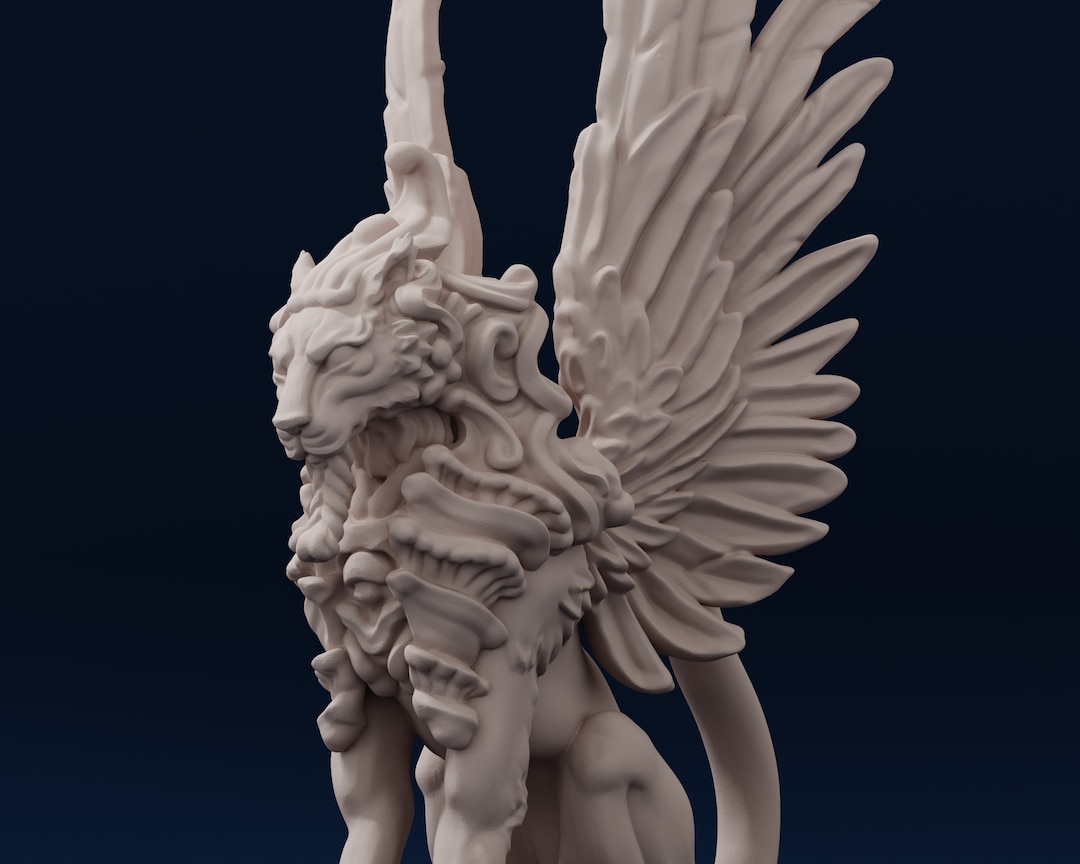 Sphinx - Resin Miniature - Dnd Miniatures - Dungeons & Dragons ...