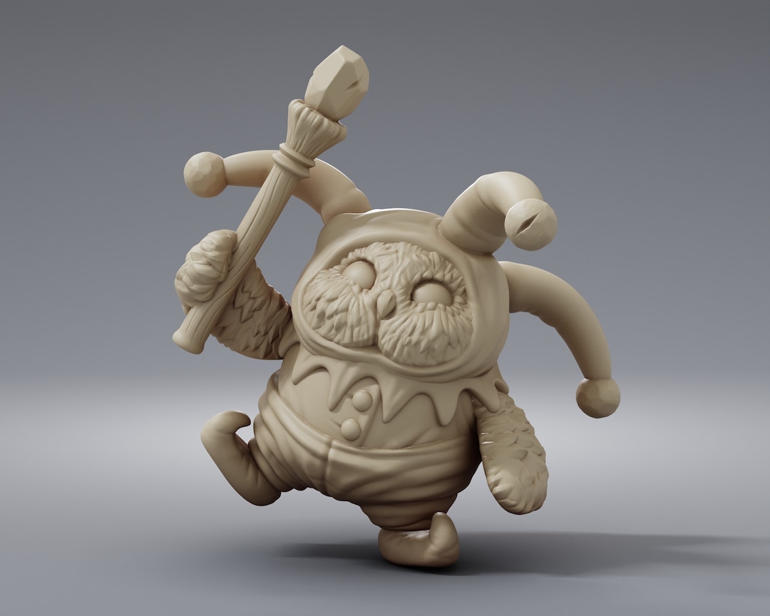 Owlkin Jester Resin Miniature Dnd Miniatures Dungeons & Dragons ...