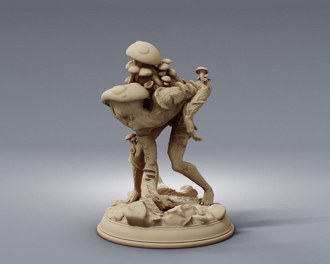 Myceloid Fungus Monster- 32mm Resin Miniature Dnd Miniatures Dungeons ...