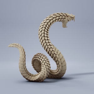 Giant Snake 32mm D&D Resin Miniature Dungeons and Dragons Pathfinder ...