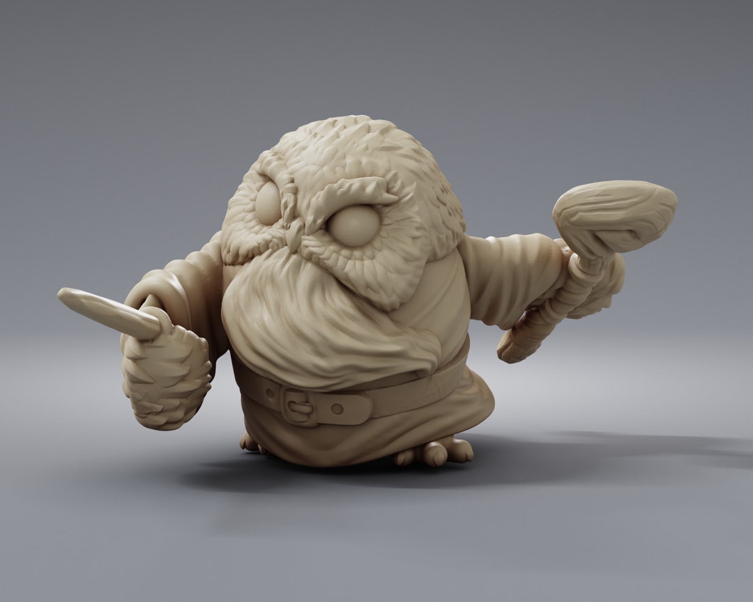 Owlkin Wizard- Resin Miniature - Dnd Miniatures - Dungeons & Dragons ...