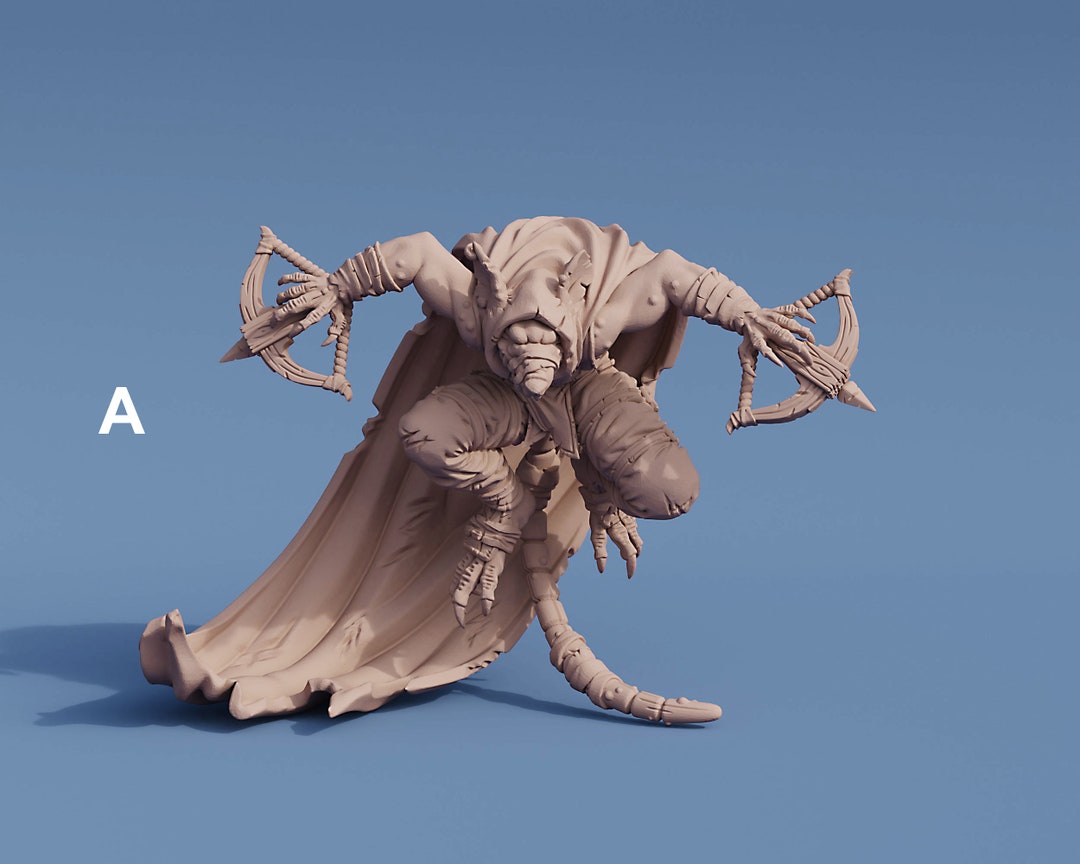 Wererat Assassin - Resin Miniature - Dnd Miniatures - Dungeons ...
