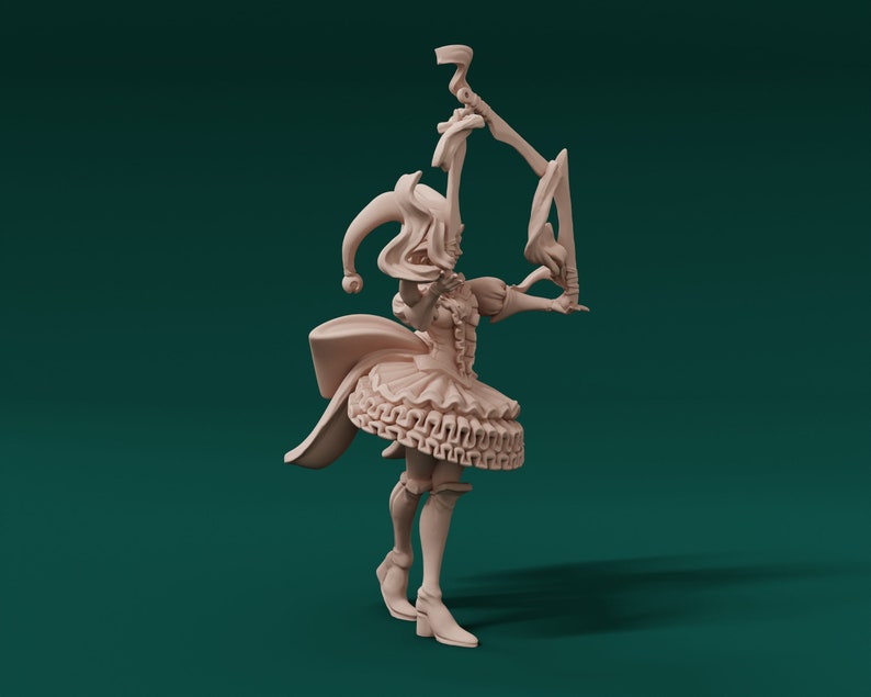 Evil Bladed Jester Resin Miniature Dnd Miniatures - Etsy