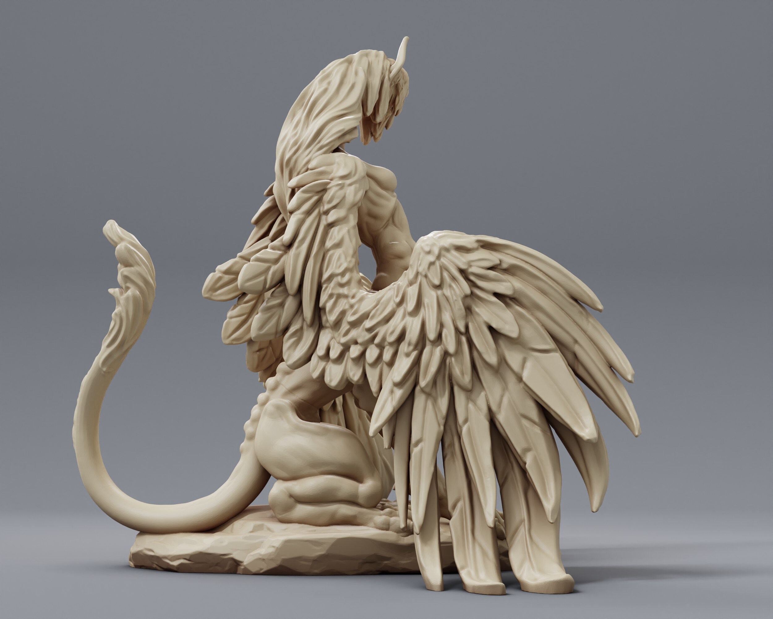Death Sphinx - Resin Miniature - Dnd Miniatures - Dungeons & Dragons ...