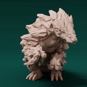 Magma Pangolin - Resin Miniature - Dnd Miniatures - Dungeons & Dragons ...