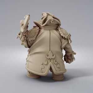 Giff Fighter Hippo Warrior 32mm D&D Resin Miniature Dungeons and ...