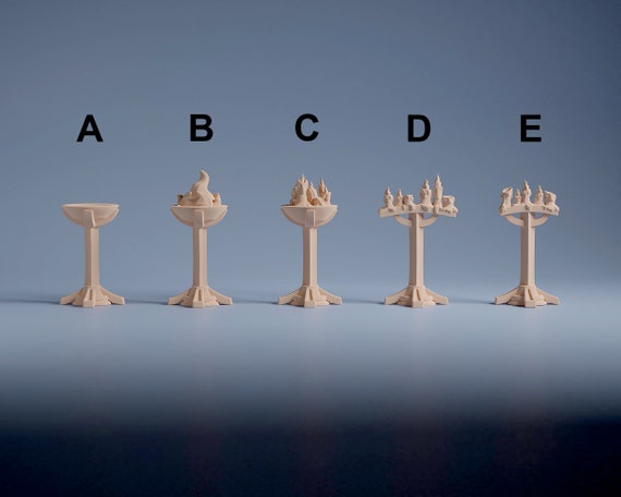 Floor Lamps Resin Miniature Dnd Miniatures Dungeons & | Etsy