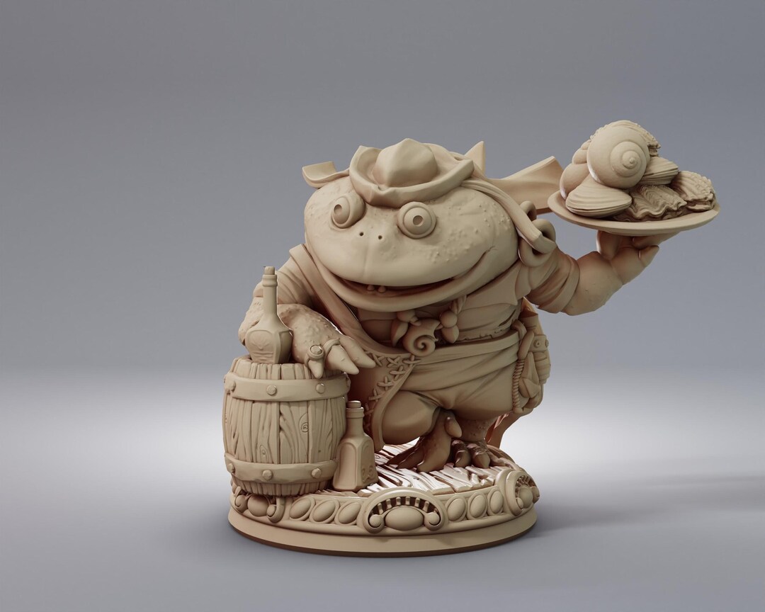 Toad Waiter - 32mm Resin Miniature Dnd Miniatures Dungeons & Dragons ...