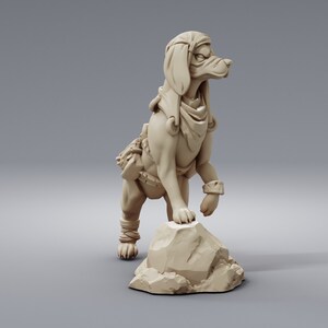 War Dog - Guard Dogs - Resin Miniature - Dnd Miniatures - Dungeons ...