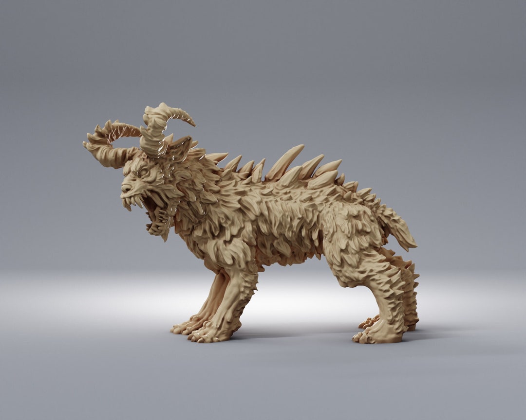 Ozark Howler Beast - 32mm Resin Miniature Dnd Miniatures Dungeons ...