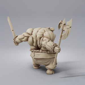 Giff Berserker 32mm D&D Resin Miniature Dungeons and Dragons Pathfinder ...
