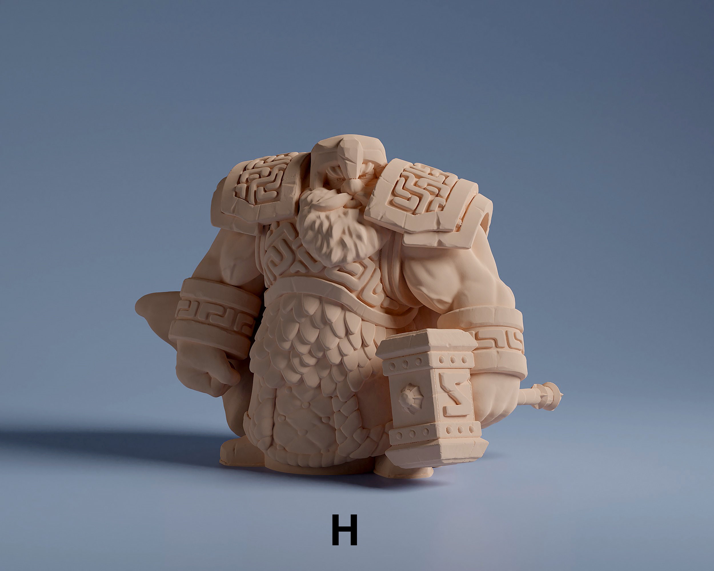 Dwarven Infantry - Resin Miniature - Dnd Miniatures - Dungeons ...