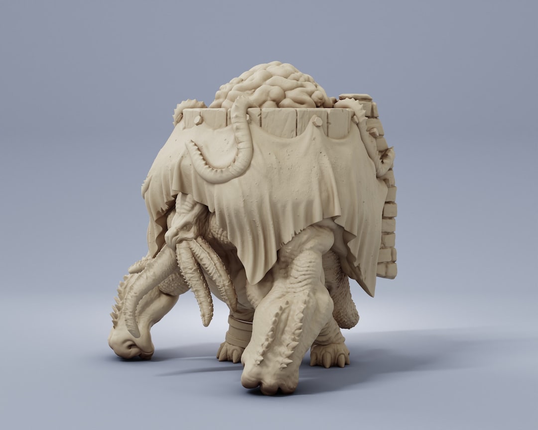 Mind Flare Beast - 28mm 32mm Resin Miniature - Dnd Miniatures ...