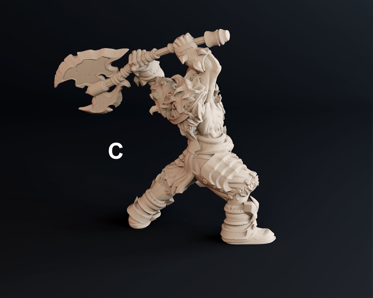 Goliath Barbarian Resin Miniature Dnd Miniatures - Etsy UK