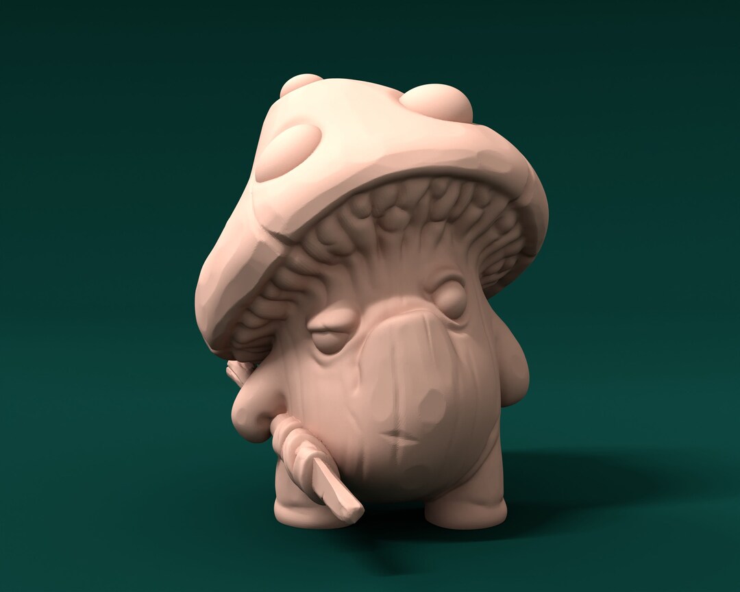 Shroomie Pikeman - 32mm Resin Miniature Dnd Miniatures Dungeons ...