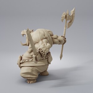 Giff Berserker 32mm D&D Resin Miniature Dungeons and Dragons Pathfinder ...