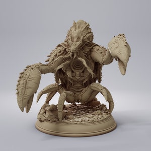 Giant Crab Monster - 32mm Resin Miniature Dnd Miniatures Dungeons ...