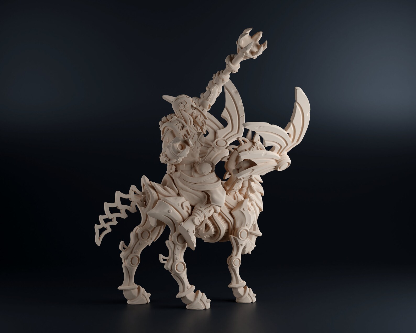 Knight Construct Pegasus Resin Miniature Dnd Miniatures | Etsy