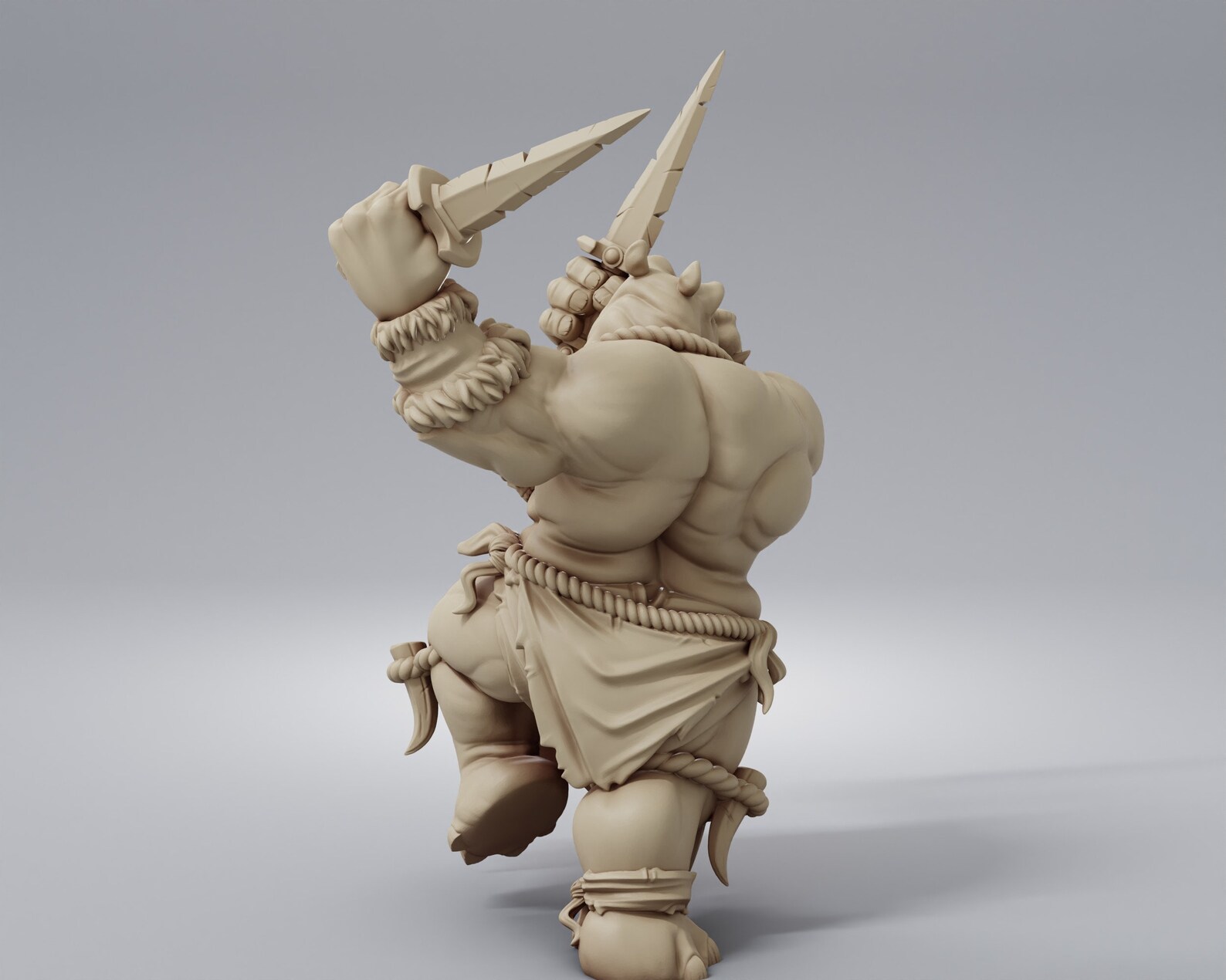 Giff Hippo Savage Warrior 32mm D&D Resin Miniature Dungeons and Dragons ...