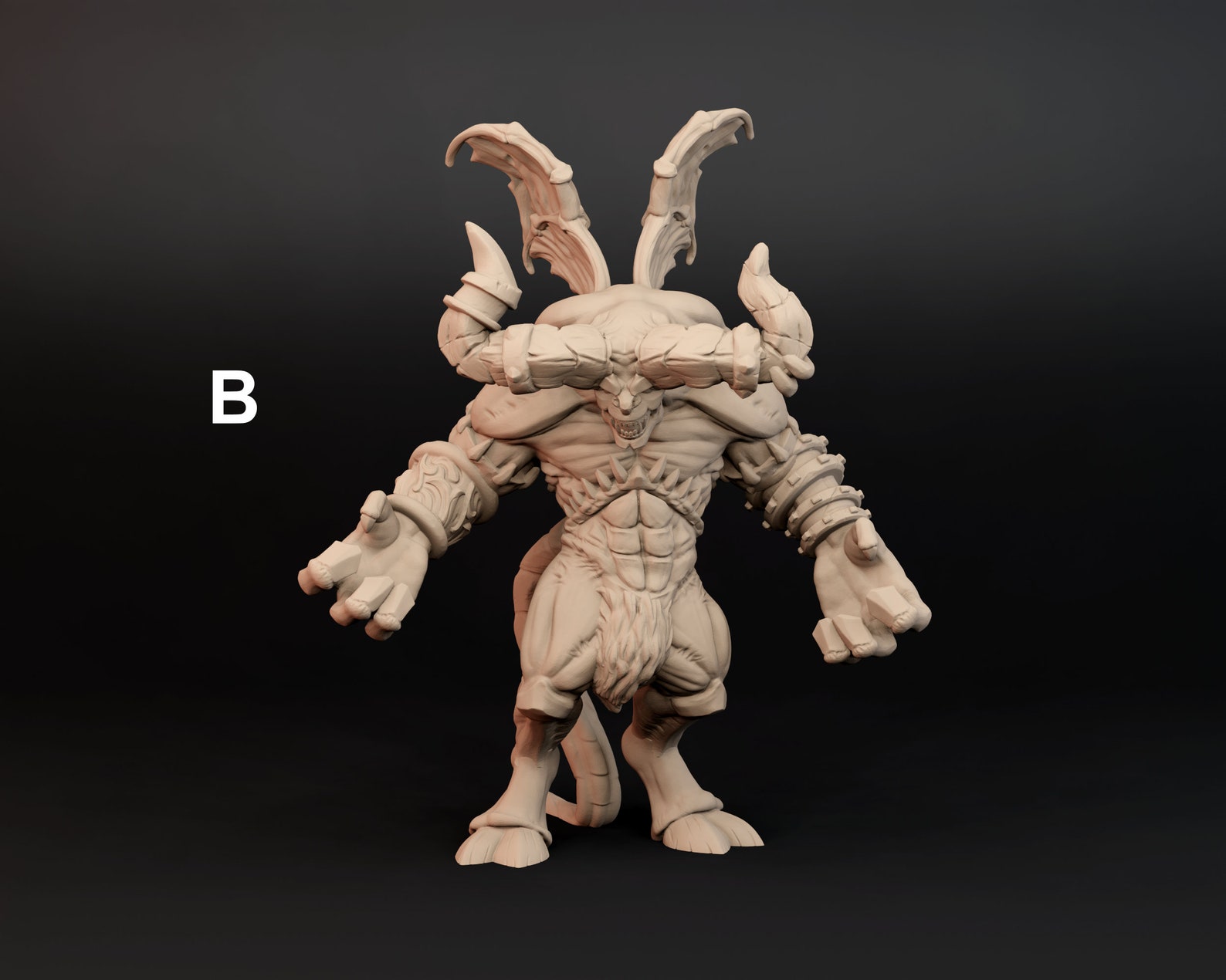 Bull Demon Resin Miniature Dnd Miniatures Dungeons & - Etsy