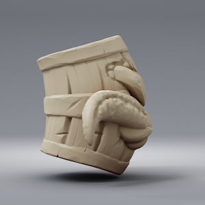 Barrel Mimic Resin Miniature Dnd Miniatures Dungeons & Dragons ...