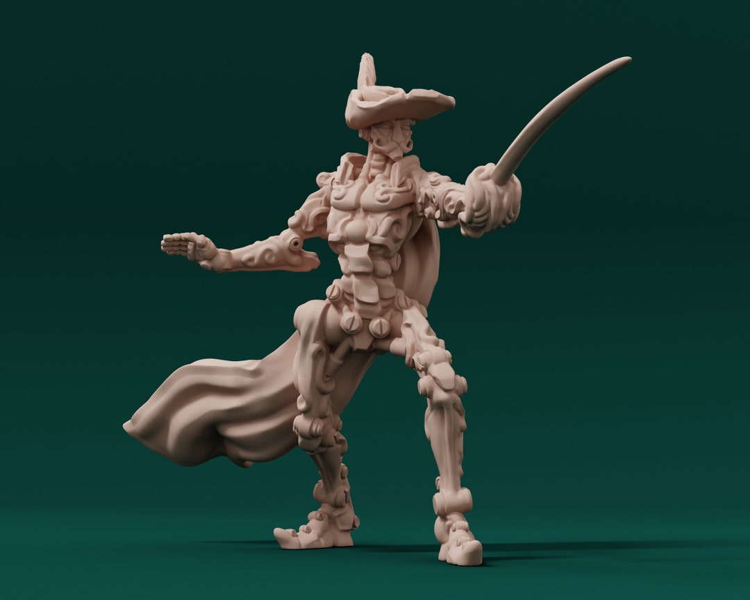 Construct Swordsman - Resin Miniature - Dnd Miniatures - Dungeons ...