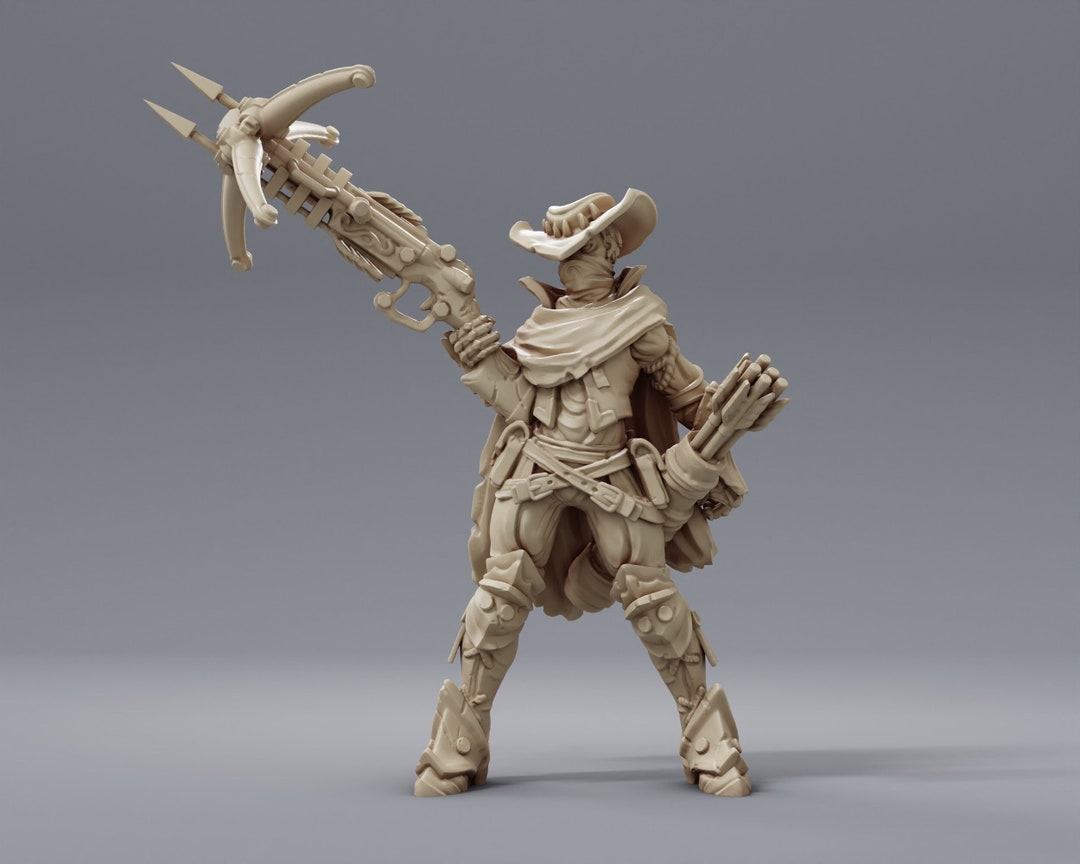 Ranger - Crossbow - Hunter - Resin Miniature - Dnd - Dungeons & Dragons ...