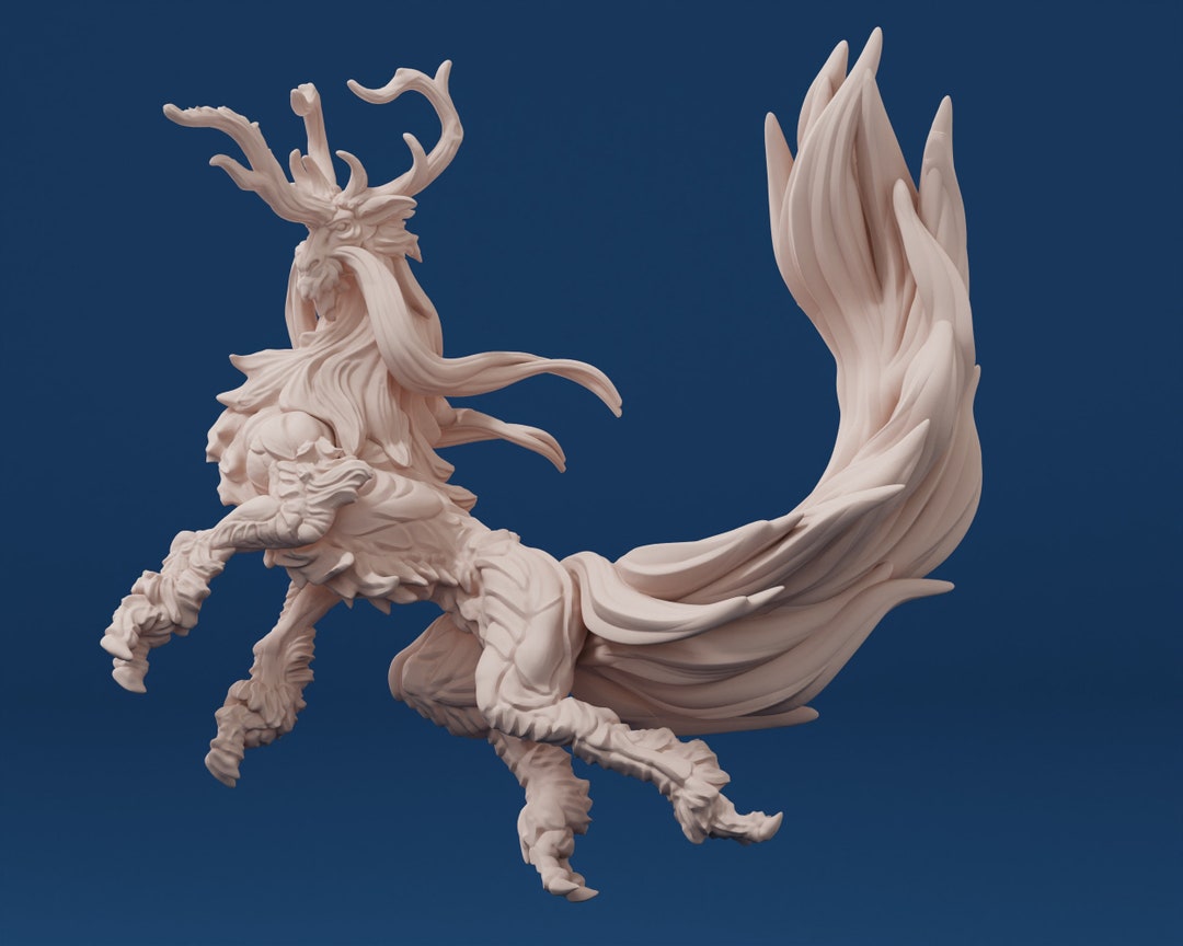 Ki Rin - Resin Miniature - Dnd Miniatures - Dungeons & Dragons ...