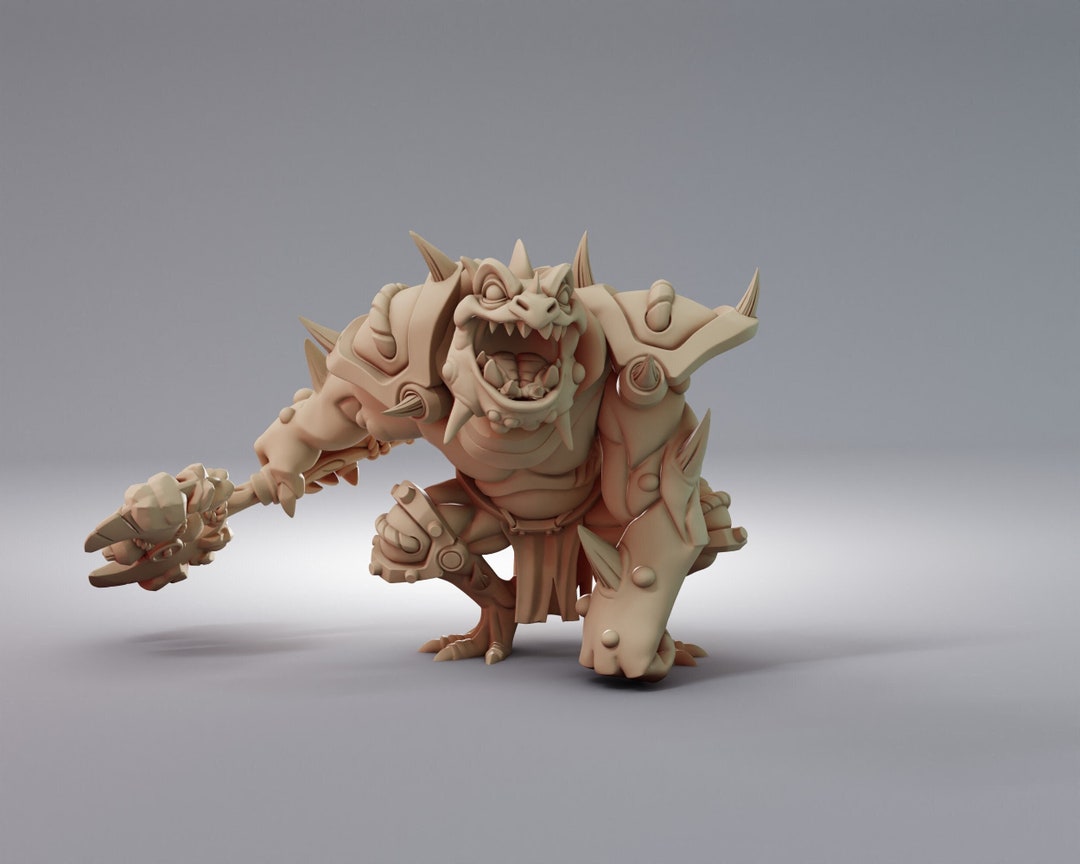 Frogfolk Fighter Resin Miniature Dnd Miniatures Dungeons & Dragons ...