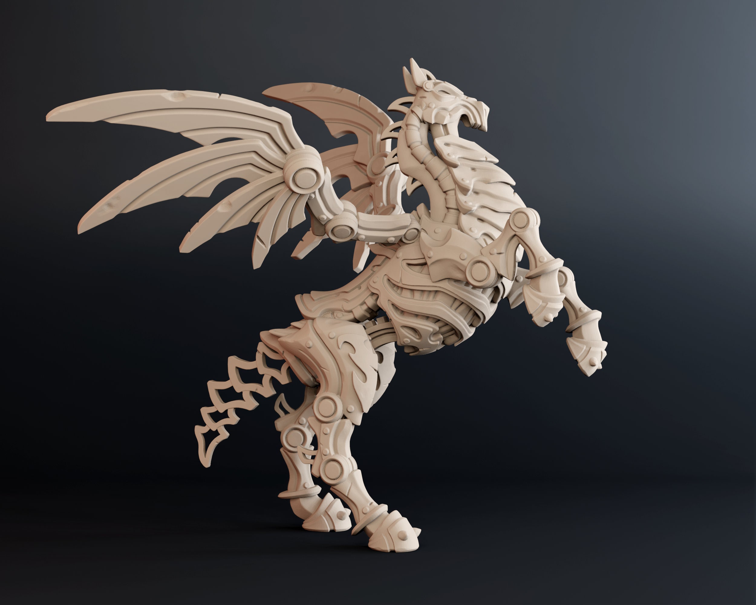 Pegasus Construct Resin Miniature Dnd Miniatures | Etsy