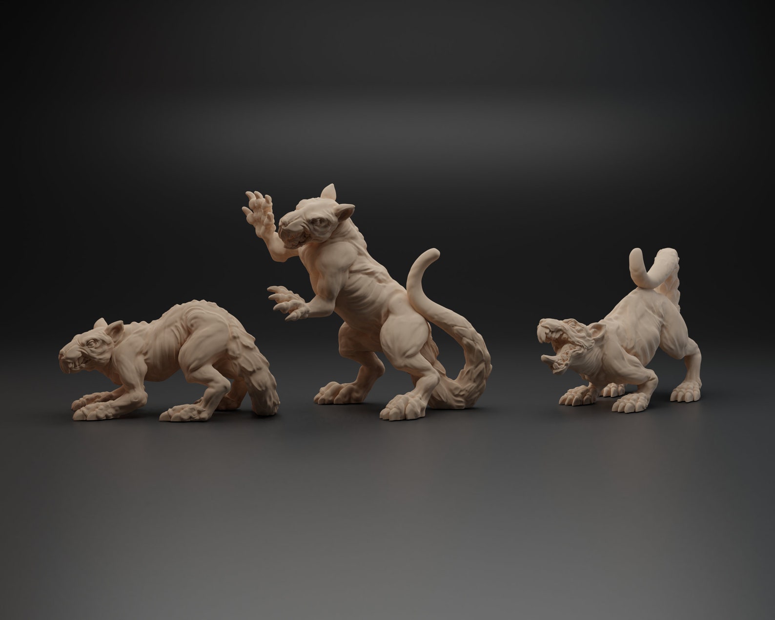 Dire Rat 3D Printed Miniature Model for Dnd and Roleplaying | Etsy