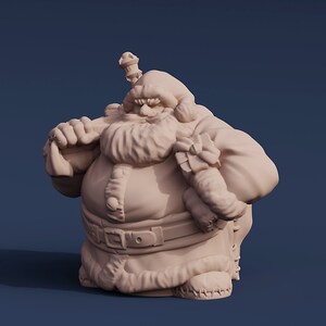 Dwarven Santa Resin Miniature Dnd Miniatures Dungeons & Dragons ...