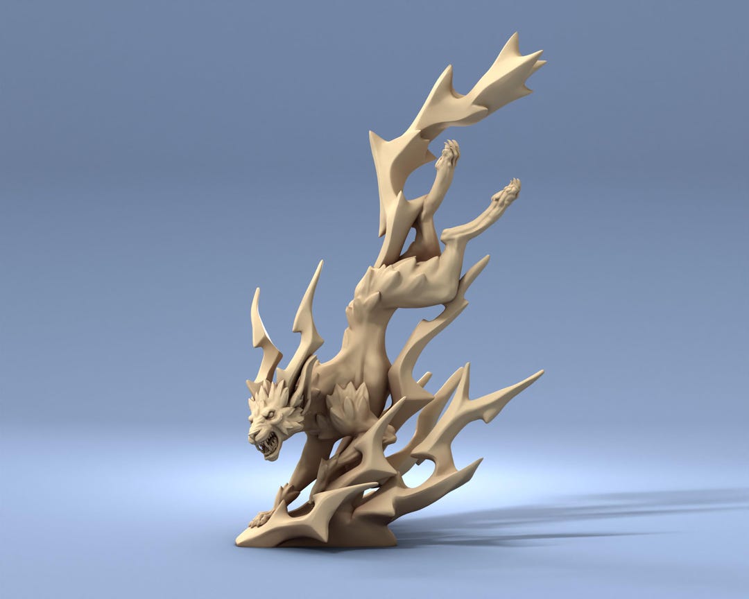 Cat Lightning Elemental 28mm 32mm Resin Miniature Dnd Dungeons ...