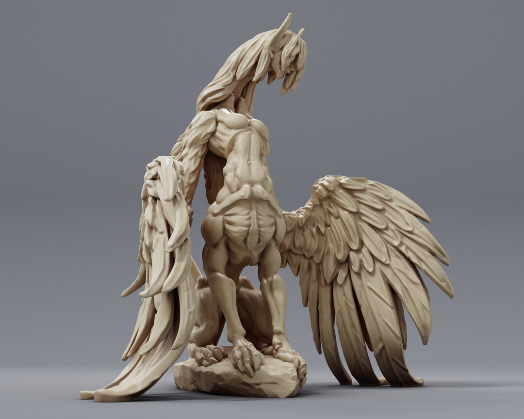 Death Sphinx - Resin Miniature - Dnd Miniatures - Dungeons & Dragons ...