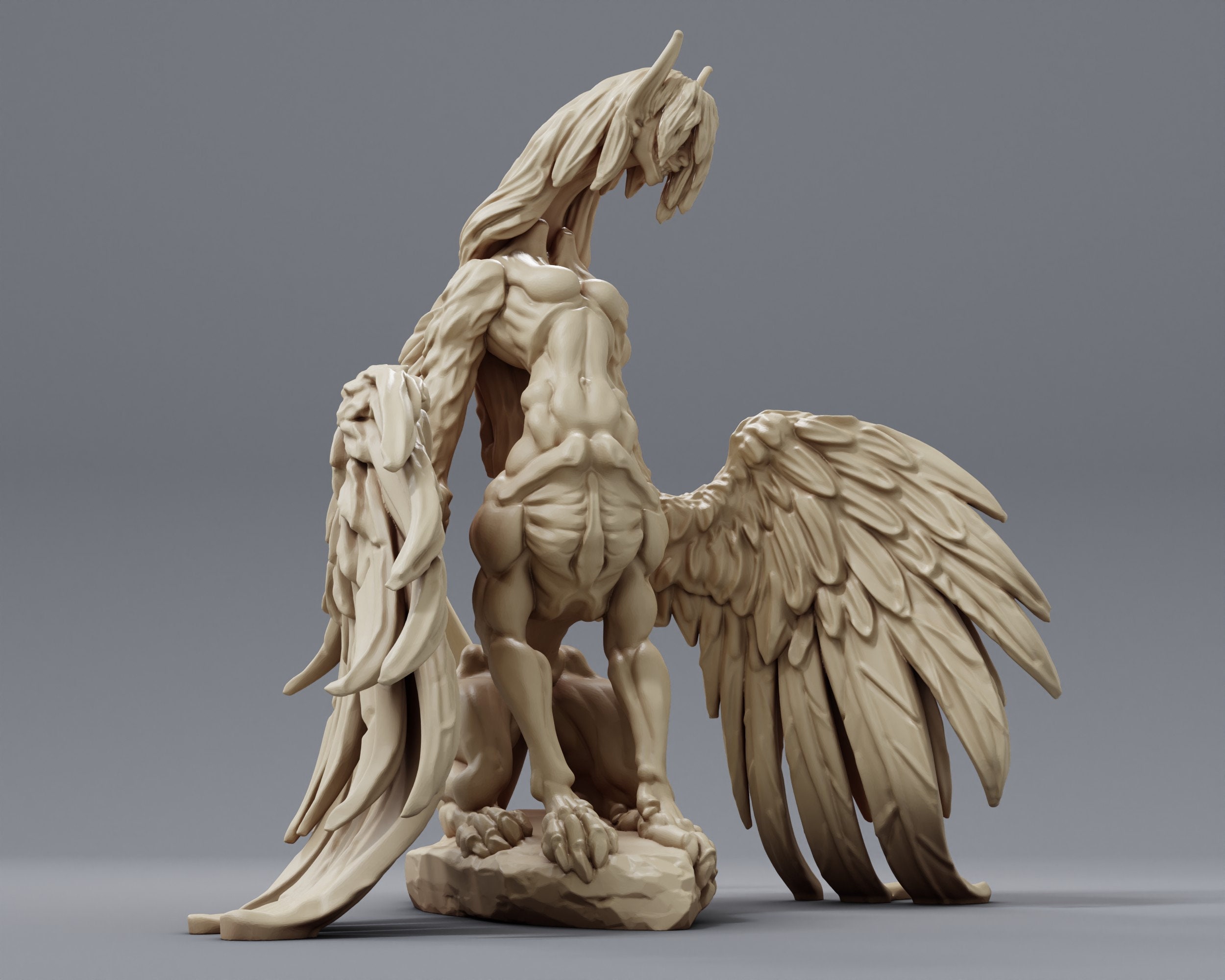 Death Sphinx - Resin Miniature - Dnd Miniatures - Dungeons & Dragons ...