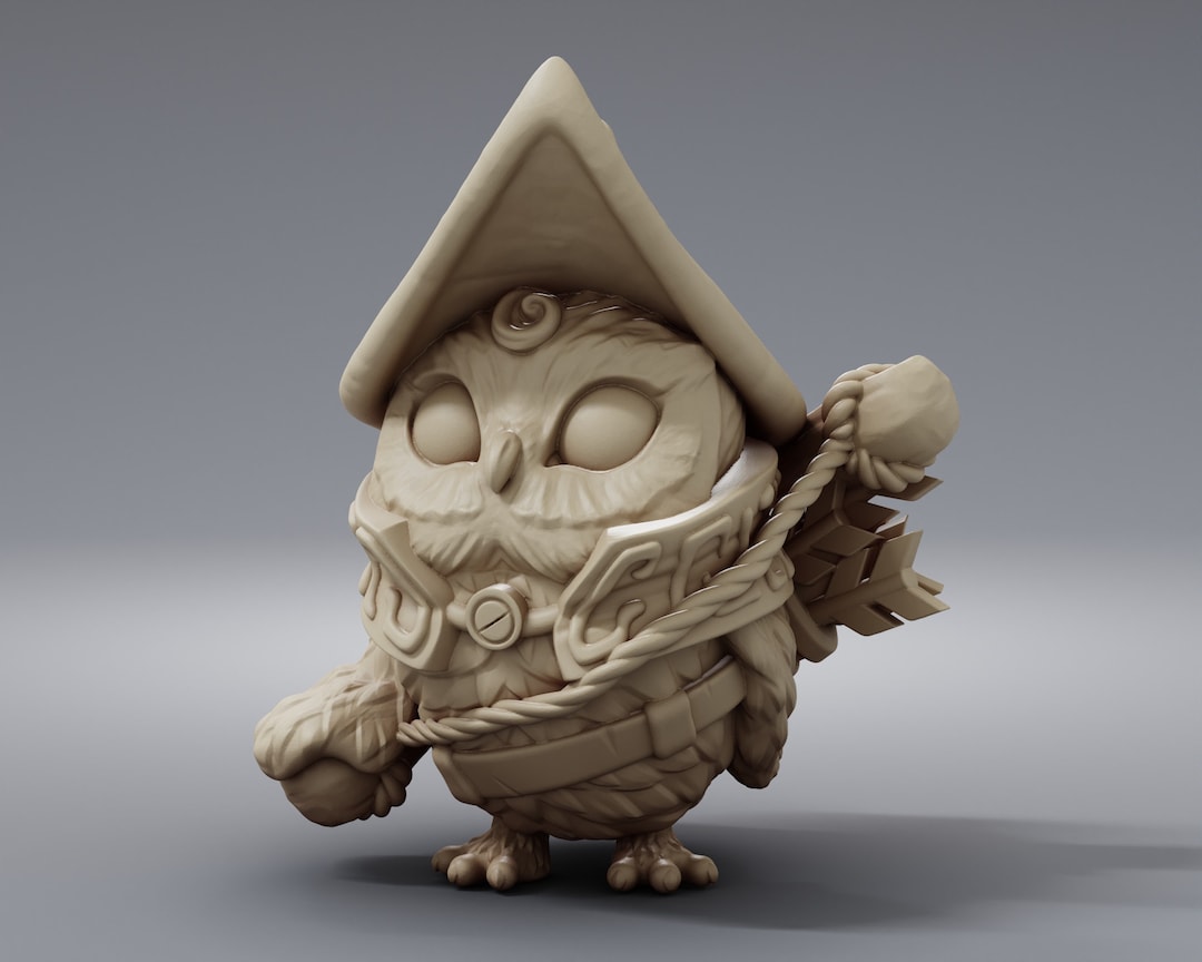Owlkin Ranger - 32mm Resin Miniature Dnd Miniatures Dungeons & Dragons ...