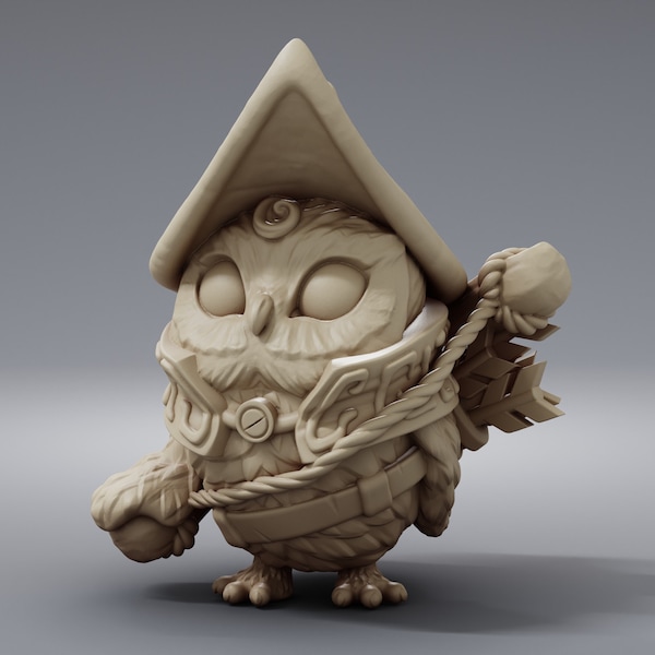 Resin Owlin Miniature - Etsy