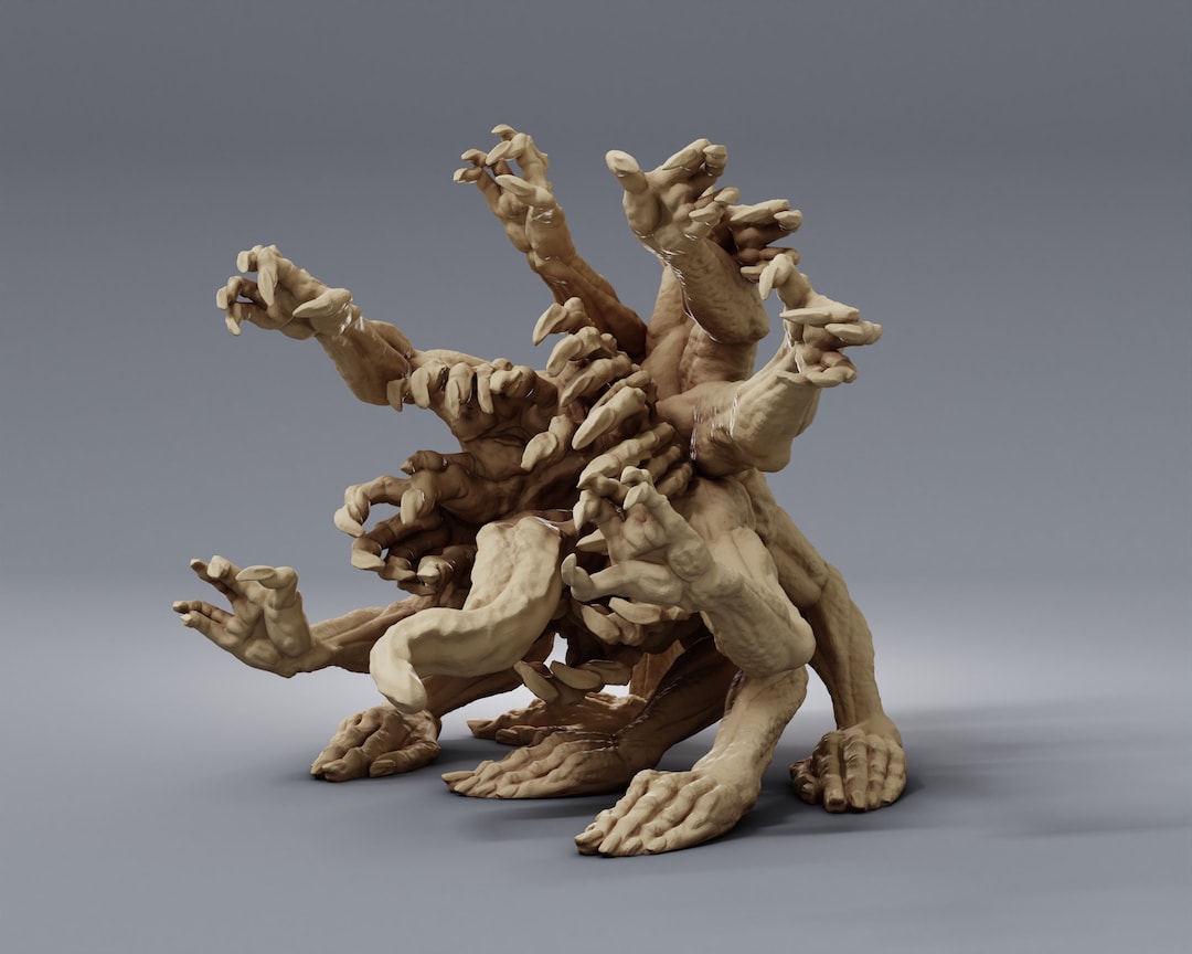 Clawed Demon Mini - 32mm Resin Miniature Dnd Miniatures Dungeons ...