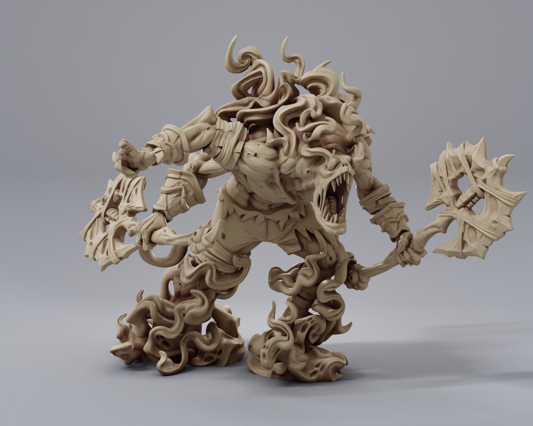 Spectral Behemoth - Resin Miniature - Dnd Miniature - Dungeons ...