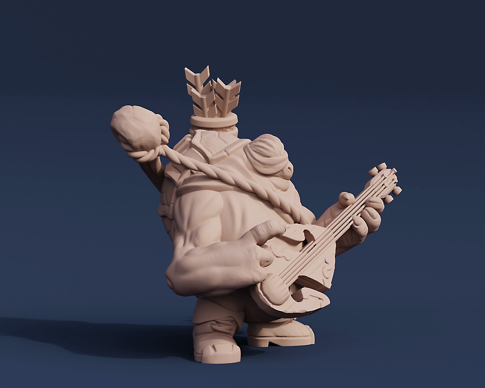 Tortle Bard - Resin Miniature - Dnd Miniatures - Dungeons & Dragons ...