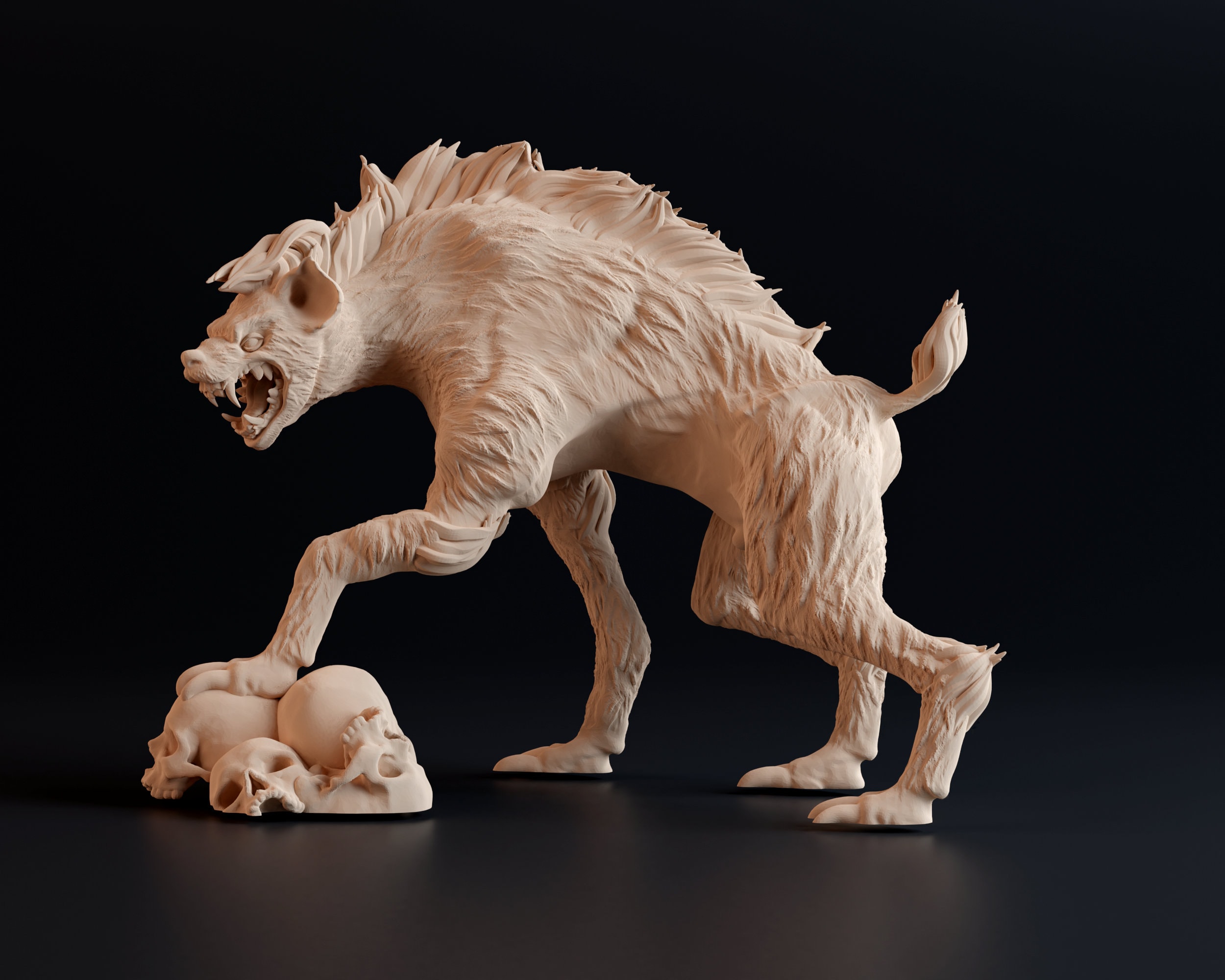 Hyena Resin Miniature Dnd Miniatures Dungeons & Dragons - Etsy