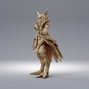 Owlkin Scholar - 32mm Resin Miniature Dnd Miniatures Dungeons & Dragons ...