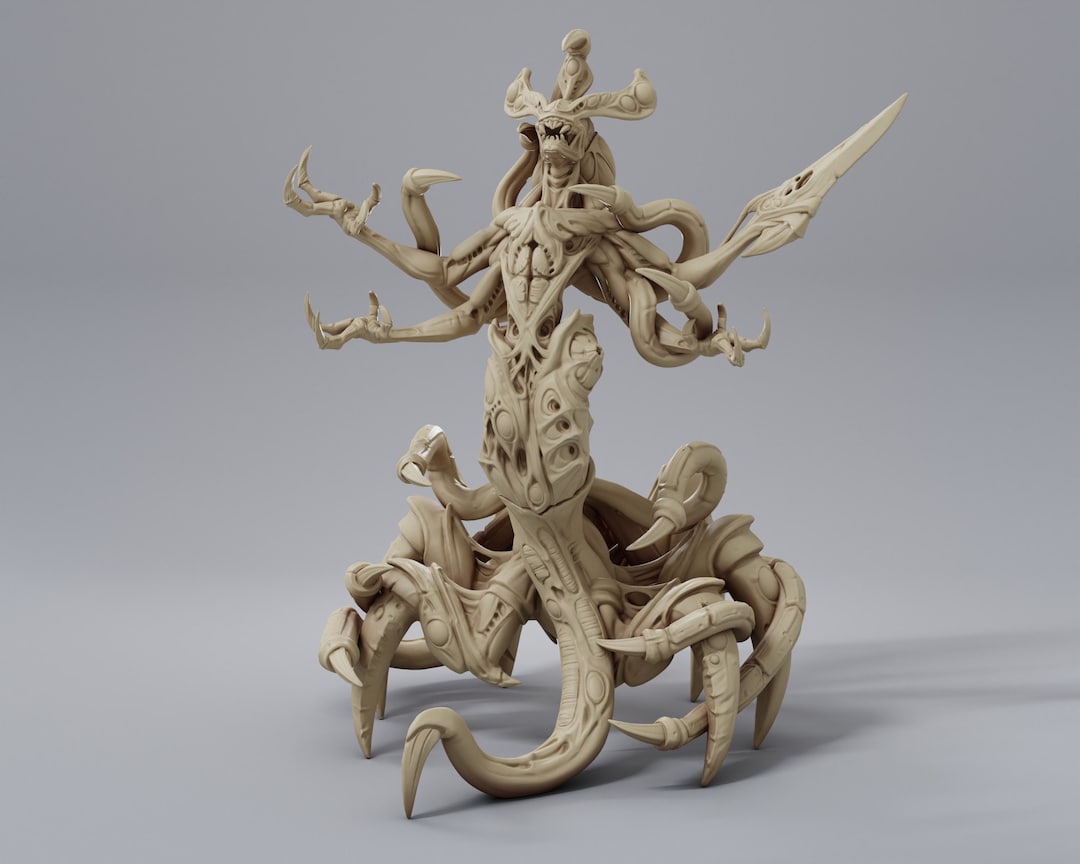 Void Demon Resin Miniature Dnd Miniatures Dungeons & Dragons Miniatures ...