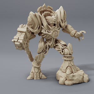 Knight Construct - Resin Miniature - Dnd Miniatures - Dungeons ...