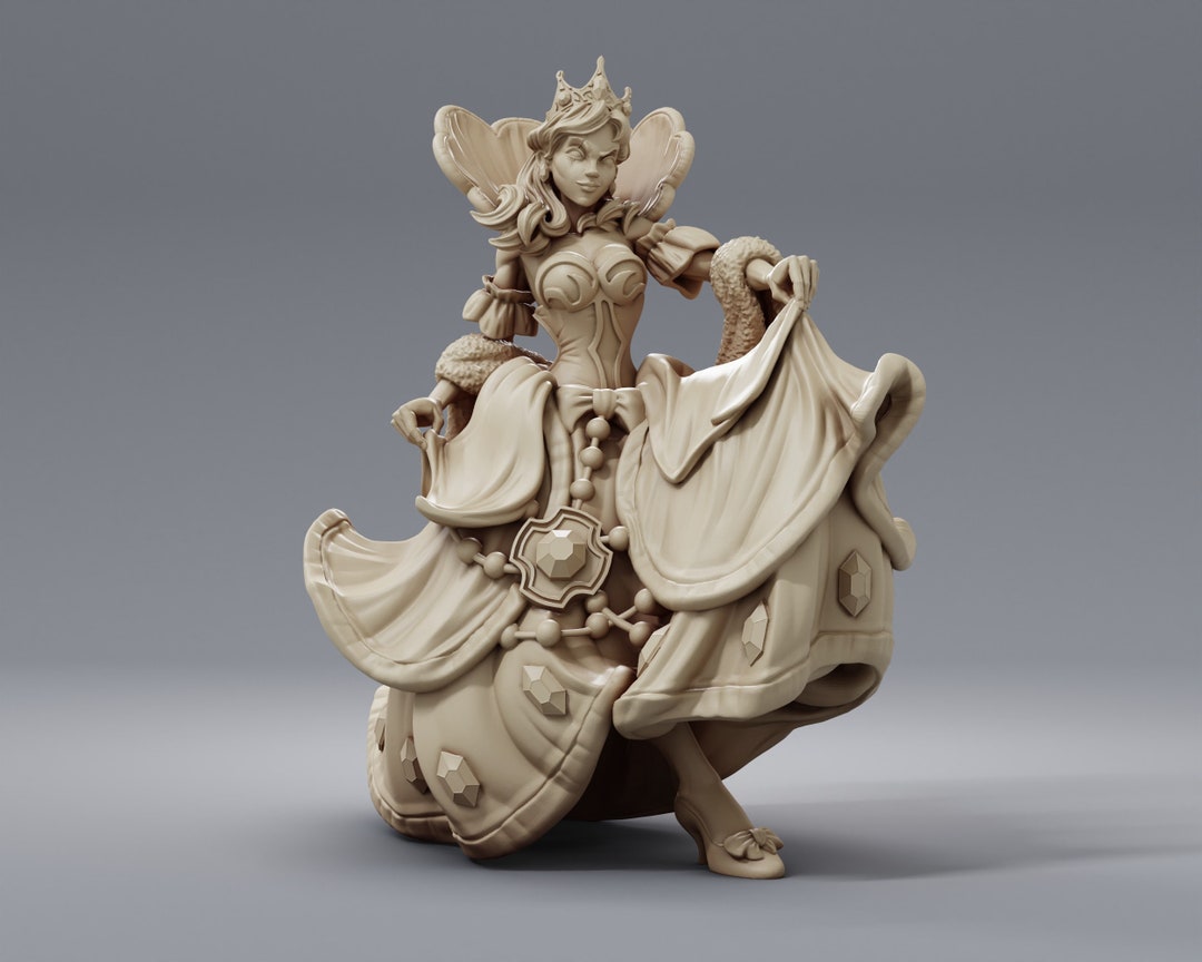 Maiden - Princess - Resin Miniature - Dnd Miniatures - Dungeons ...