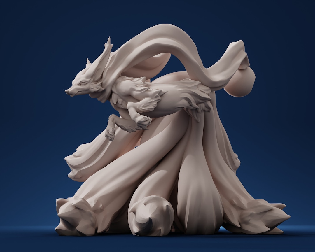 Wind Fox - Resin Miniature - Dnd Miniatures - Dungeons & Dragons ...