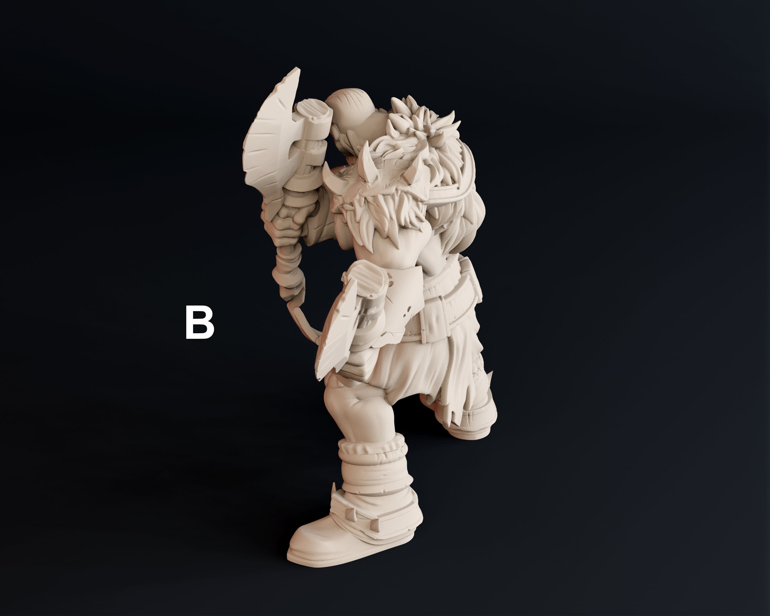 Goliath - Barbarian - Resin Miniature - Dnd Miniatures - Dungeons ...